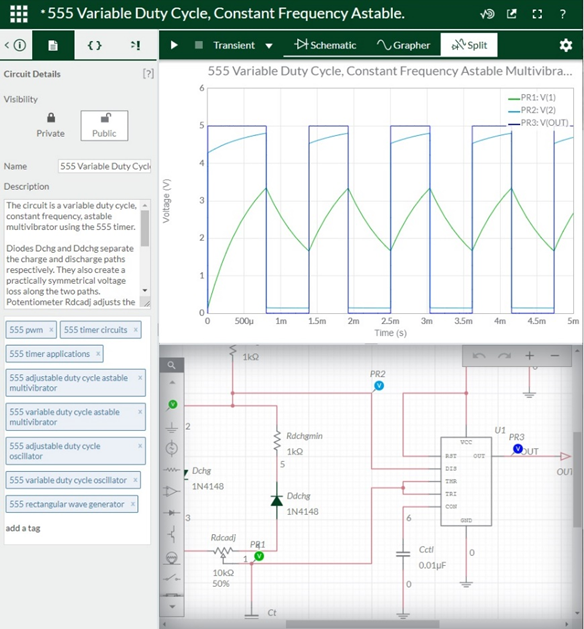 Tutorial for distance on-line learning (by EDUMOTIVA): Multisim